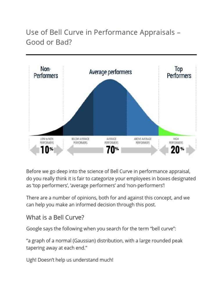 Bell Curve in Performance Appraisals | PDF | Performance Appraisal ...