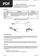 Fault Code 241 Vehicle Speed Sensor Circuit - Data Erratic ...