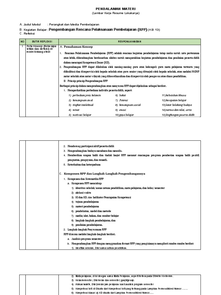 Lk-Resume KB-13 | PDF