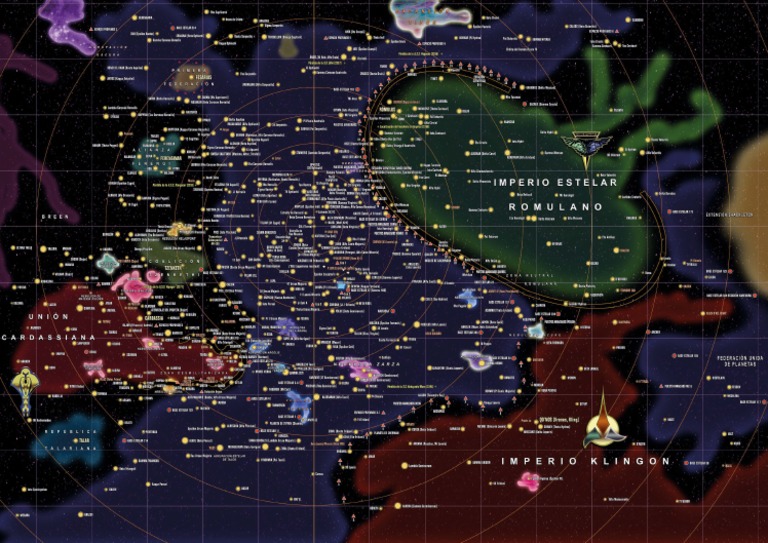 Star Trek Adventure Mapa General | PDF