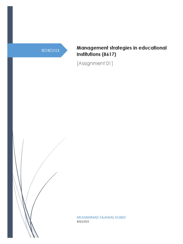Strategic Management in Educational Institutions: A SWOT Analysis and ...