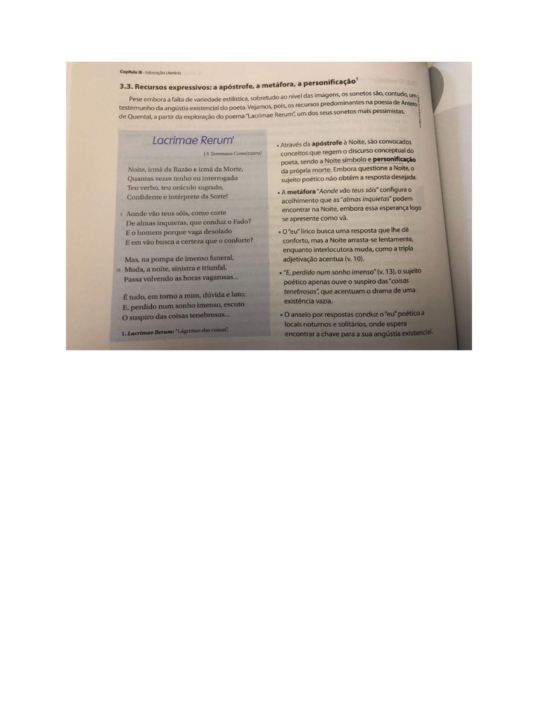 Lacrimae Rerum - Antero de Quental | PDF