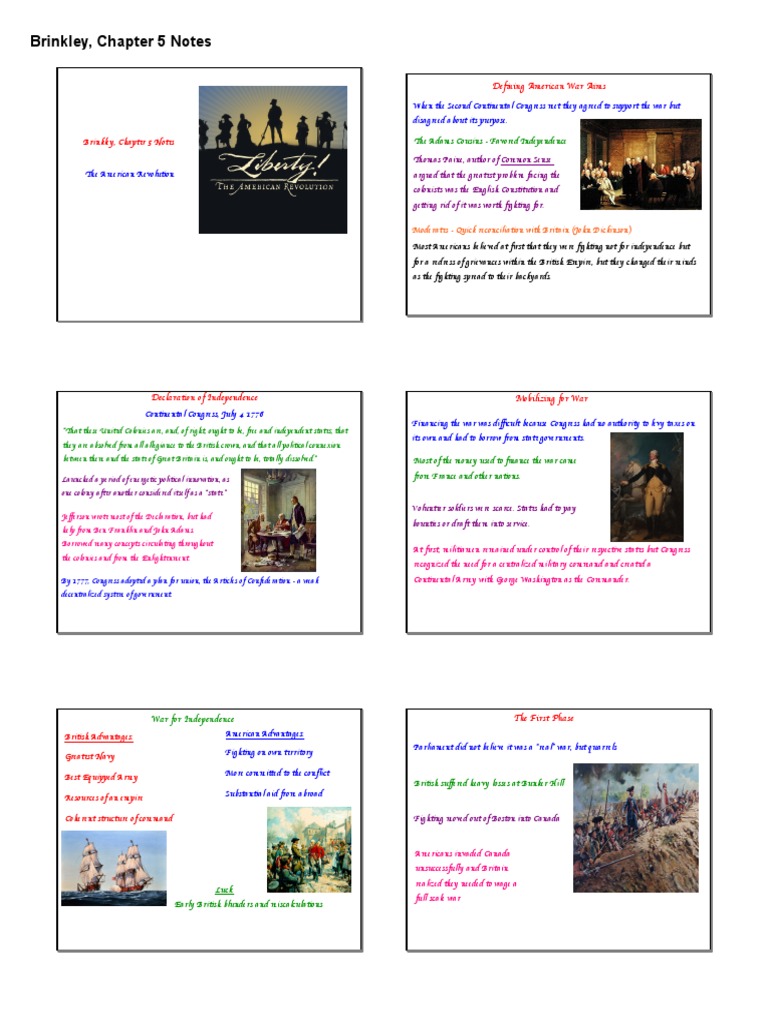 American Revolution: Key Events and Themes | PDF | George Washington ...