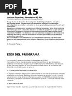Programa B15 - (Imprimible) 2024-1 | PDF | Alimentos