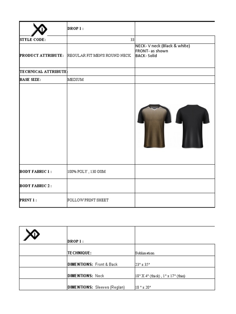 Colorway Sheet: Drop 1: Style Code | PDF | Clothing