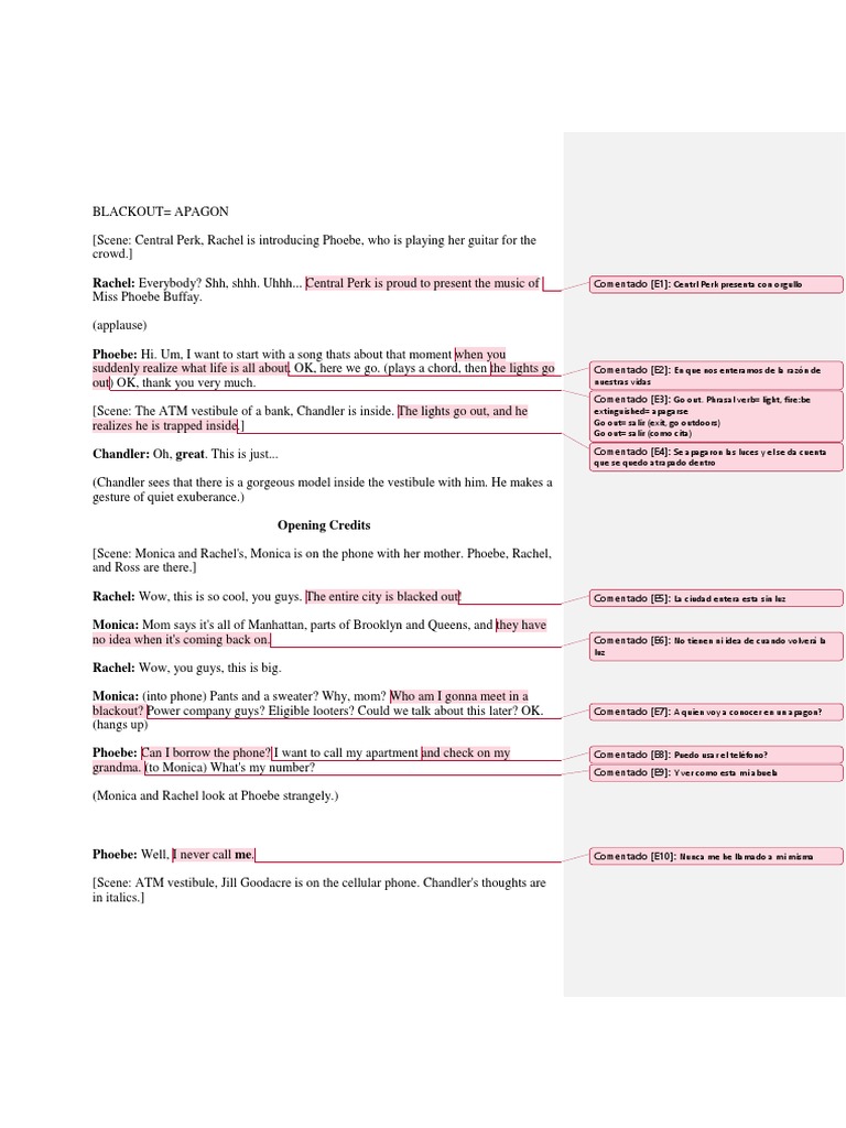 Capitulo 7 - Friends | PDF | Friends