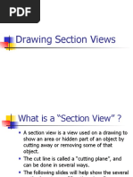 Section Views Tutorial in AutoCAD With Video | PDF | Drawing | Auto Cad