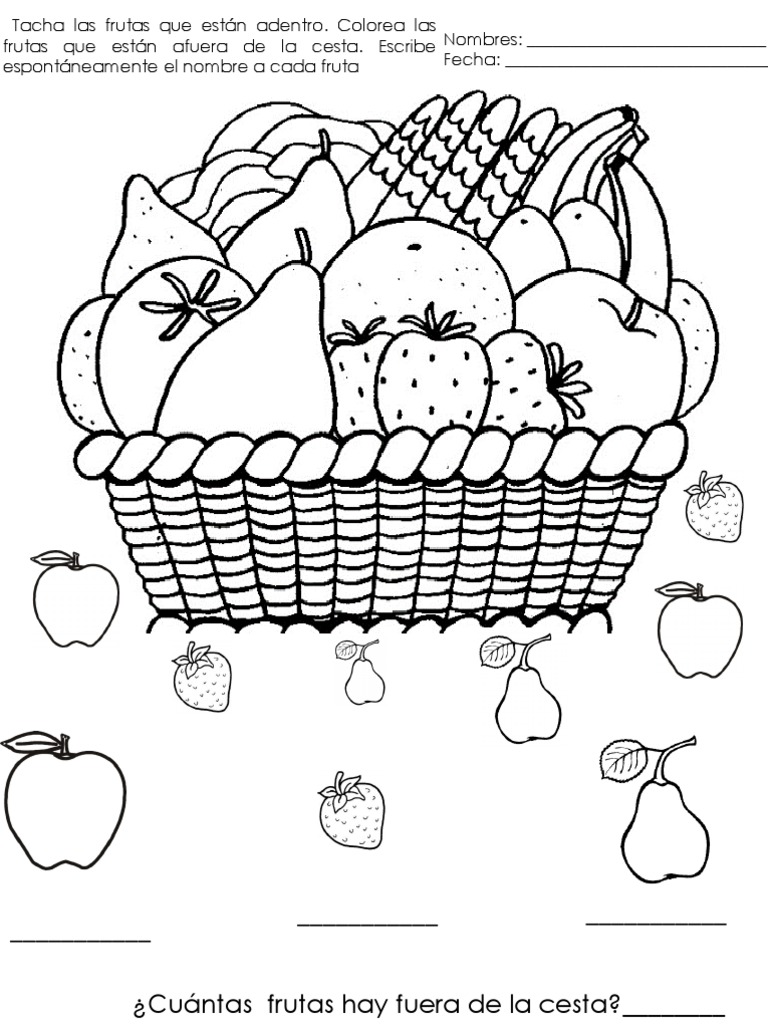 Actividad 1 de Las Frutas | PDF