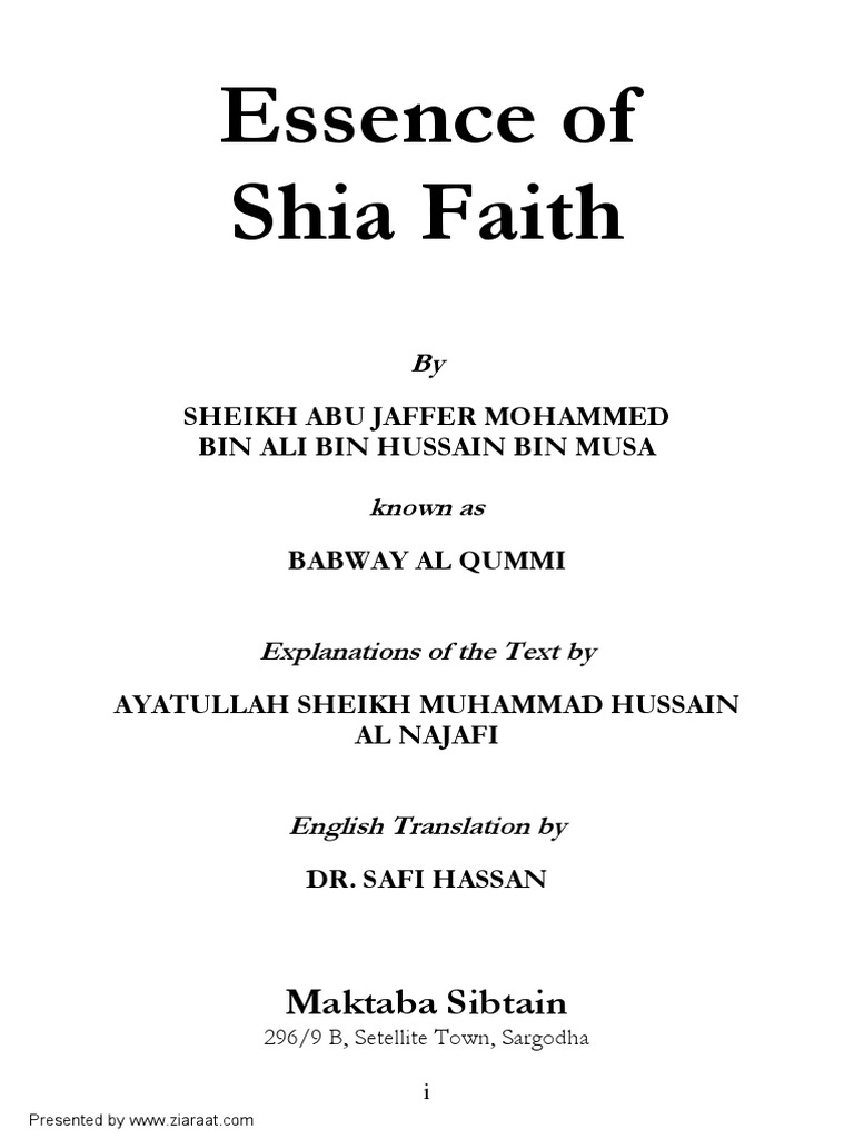 Shia Faith: Key Insights & History | PDF | Islamic Branches | Abrahamic ...