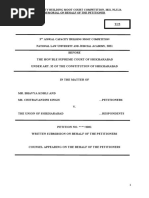 Moot Court Memorial Format | PDF | Case Law | Supreme Court Case Law