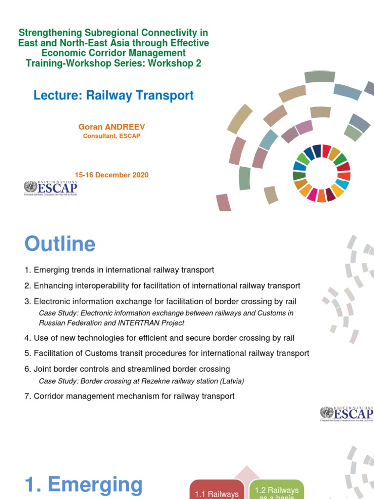 Presentation-Railway Transport | PDF | Rail Transport | Interoperability