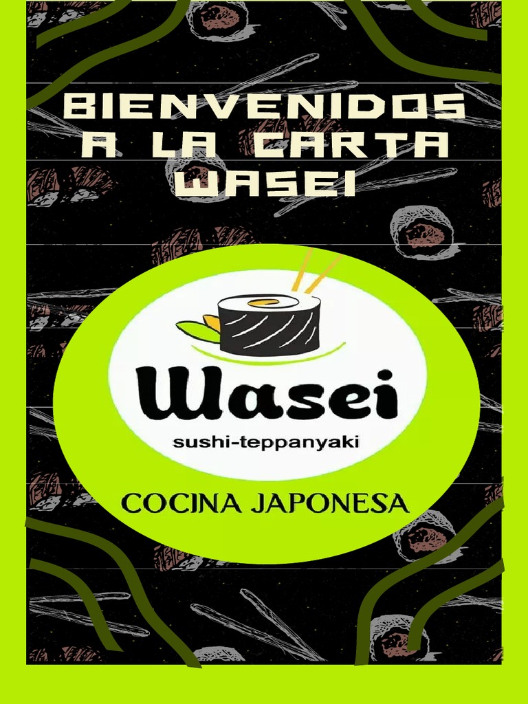 Menú Wasei | PDF | Mariscos | Cocinando