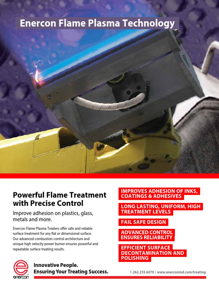 Enercon Flame Plasma Technology | PDF | Adhesion | Applied And ...
