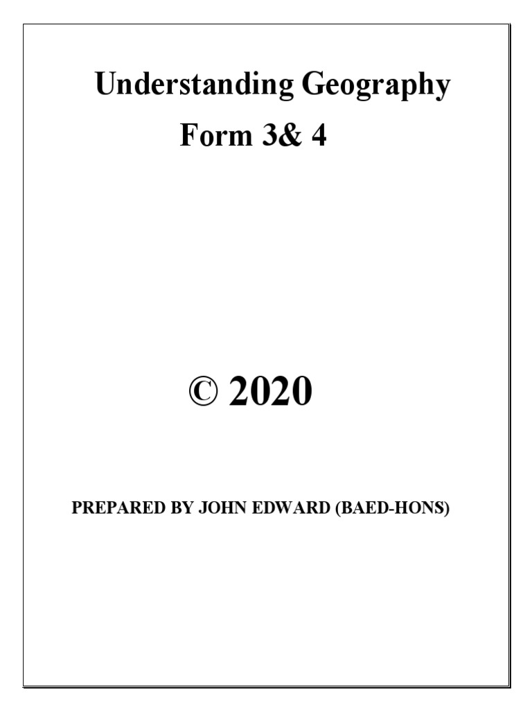 Understanding Geography Form 3&4 | PDF | Rock (Geology) | Earthquakes