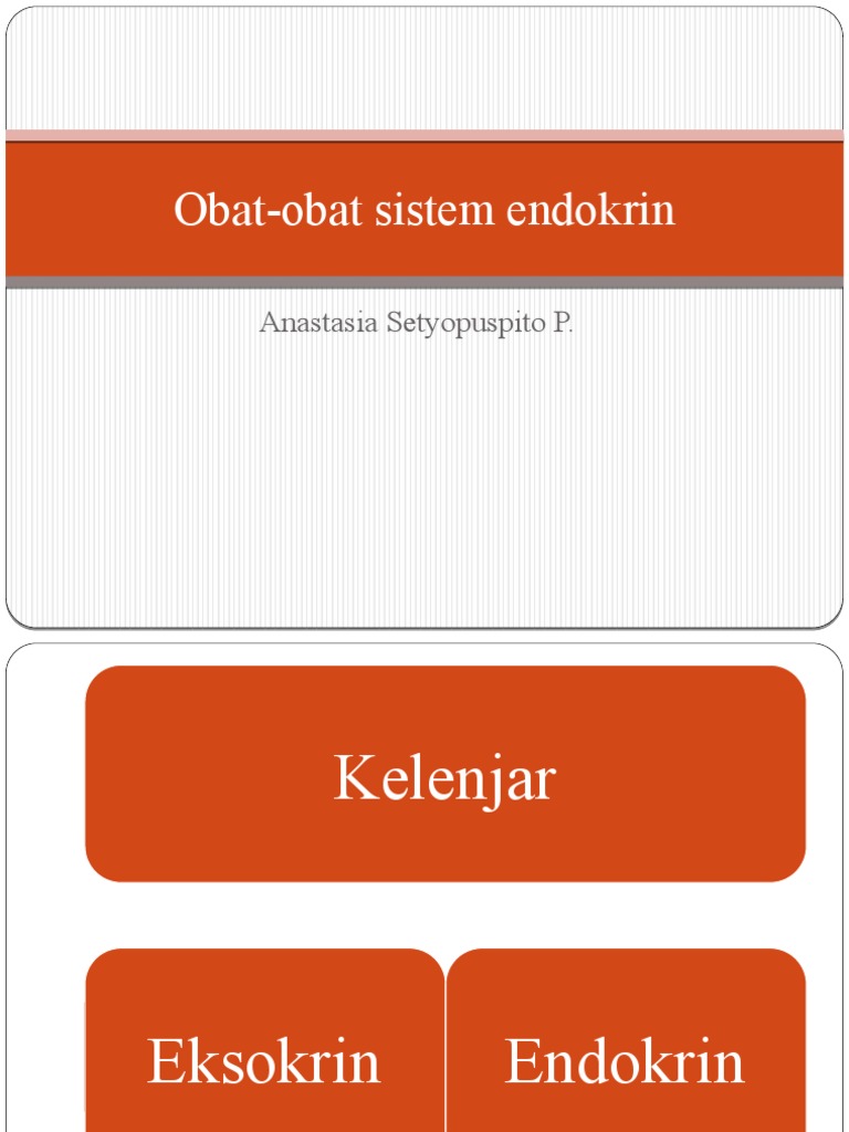 Obat Obat Sistem Endokrin 1 | PDF