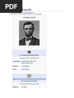 Biografía de Abraham Lincoln | PDF | Abraham Lincoln | Guerra civil ...