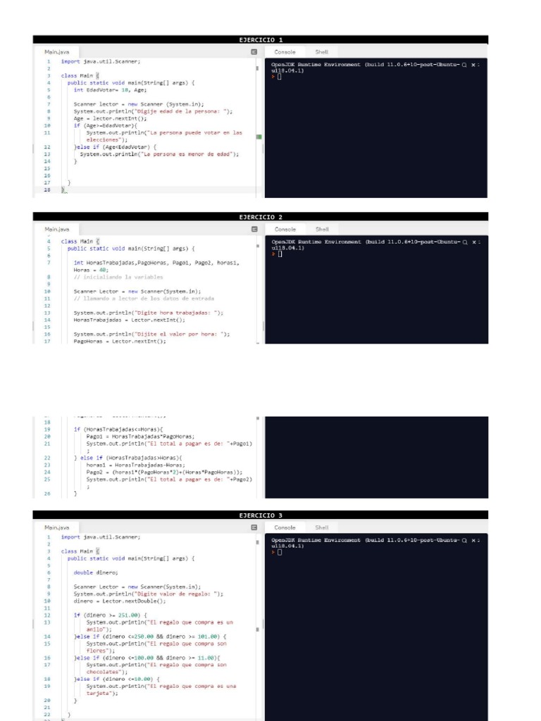 Condicionales en JAVA | PDF