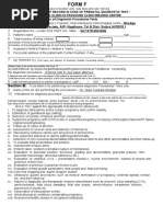 PNDT Form F | PDF | Medical Ultrasound | Fetus