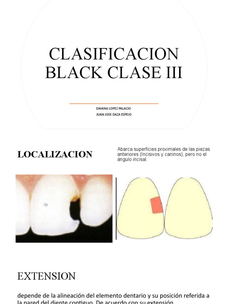 Clasificacion Black Clase III | PDF | Anatomia animal | Boca