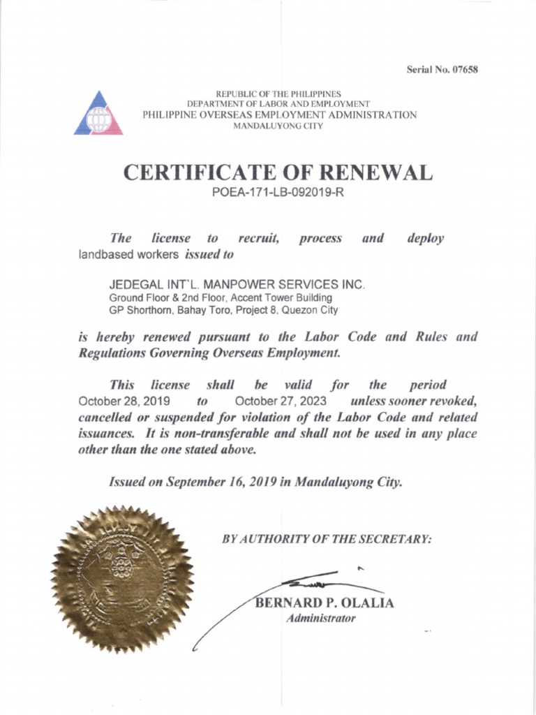 Certificate Renewal: The To and | PDF