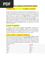 Lista de Cognados Perfectos en Inglés y Español | PDF