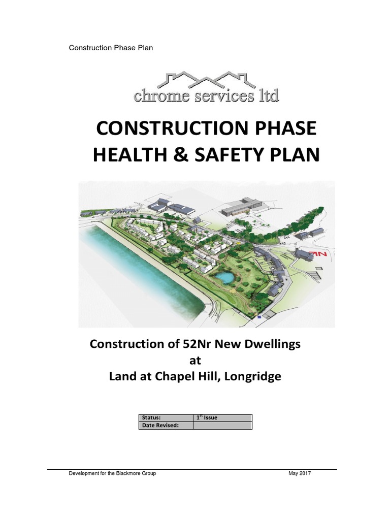 Construction Phase Health & Safety Plan | PDF | Occupational Safety And ...