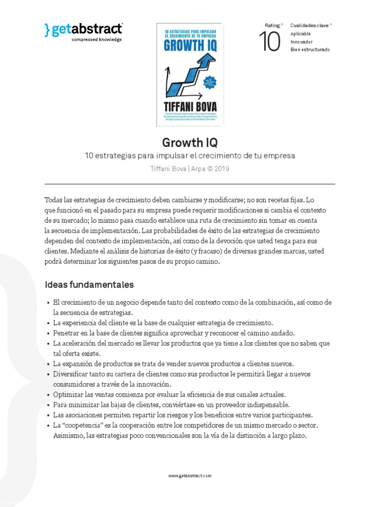 Growth Iq Bova Es 38772 | PDF | Marketing | Cliente