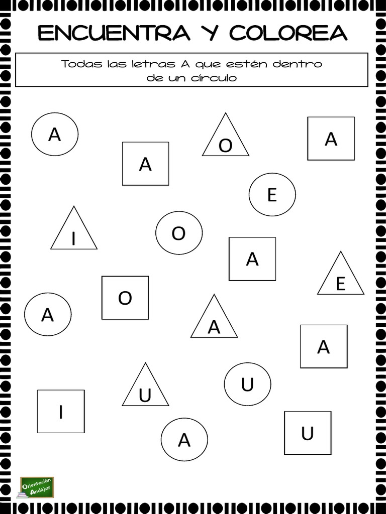 Encuentra y Colorea | PDF | Geometría Elemental