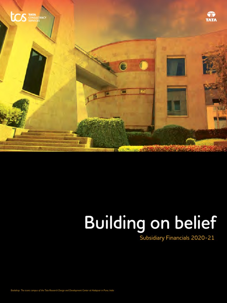Tcs Subsidiary Financials 2020 21 | PDF | Internal Control | Audit