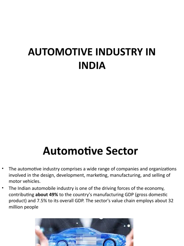 Automobile Industry | PDF | Car | Automotive Industry