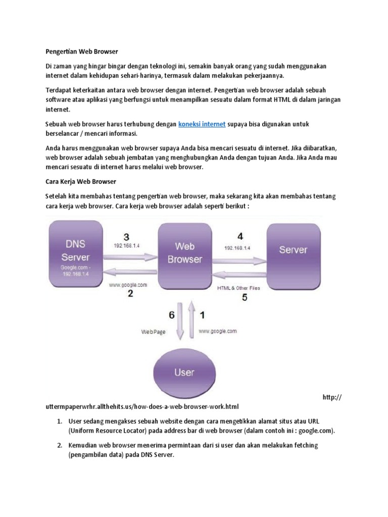 Pengertian Web Browser | PDF
