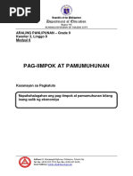 Pag-Iimpok at Pamumuhunan | PDF