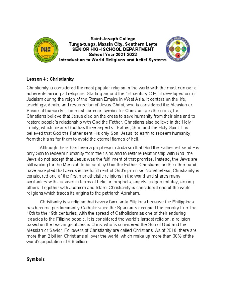 Module 5 World Religion | PDF | Ten Commandments | Jesus