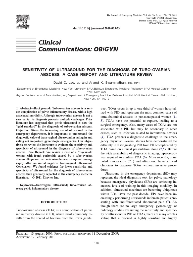 Usg Toa | PDF | Medical Imaging | Medical Ultrasound