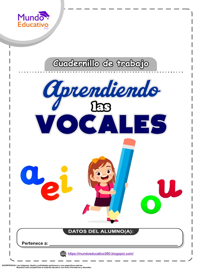 Aprendiendo Las Vocales Me360 | PDF