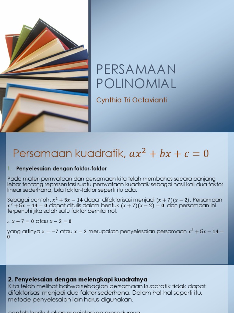 Persamaan Polinomial | PDF