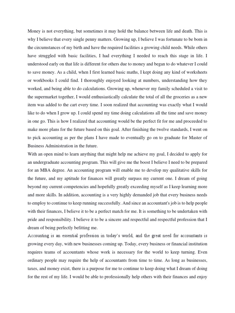 SOP Sample For MS in Germany | PDF | Accountant | Economies