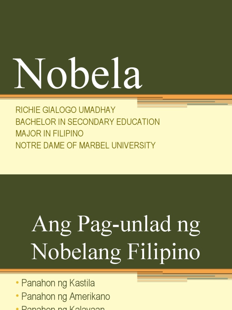 Nobela | PDF
