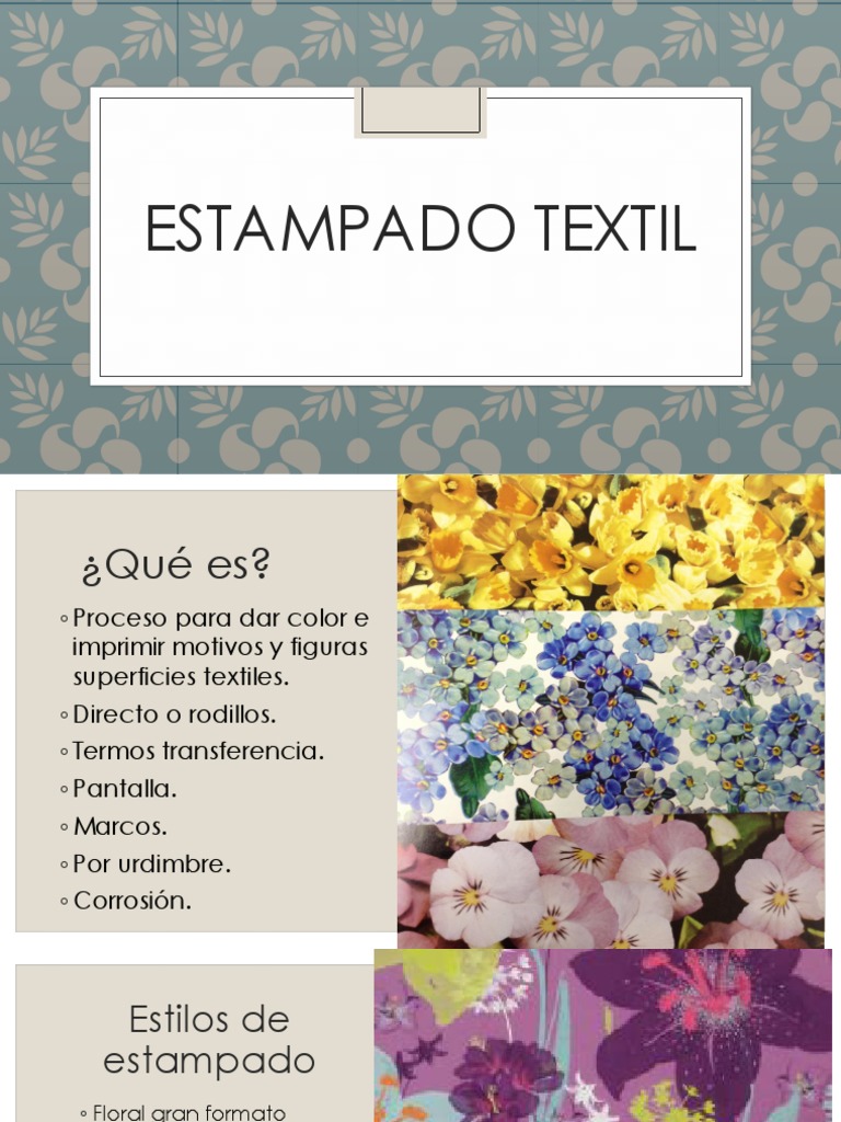 Estampado Textil | PDF