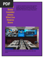 CCTV Control Room Setup | PDF | Closed Circuit Television | Security Alarm