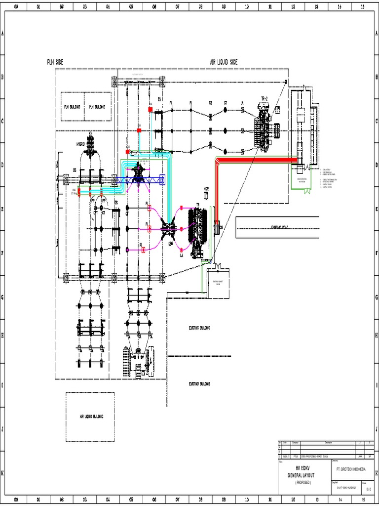 Proposed 150kV General Layout Showing Earth Switch, Transformer Bays ...