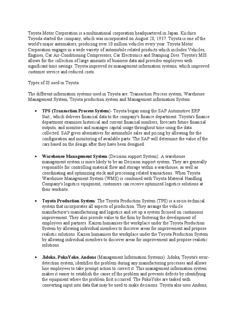 Toyota | PDF | Toyota | Customer Relationship Management