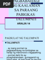 0601 - Kahulugan, Layunin, at Gamit NG Talumpati | PDF