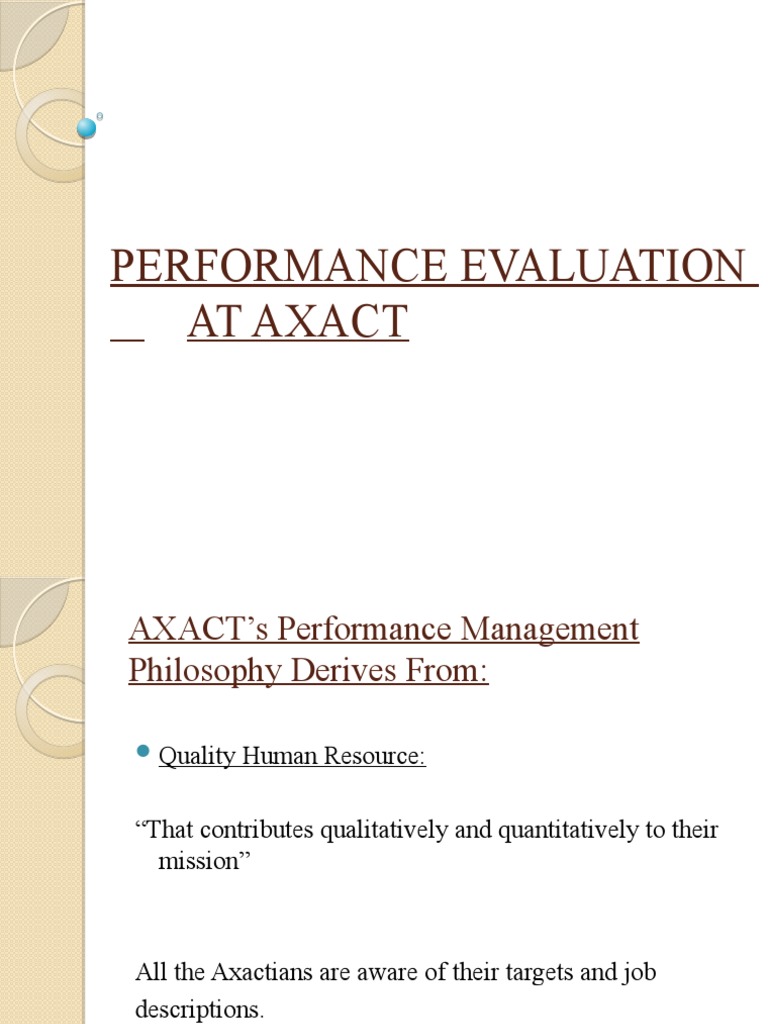 Employee Appraisal Feedback at Axact | PDF