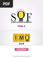 IMO Class 4 2013 Set A & B | PDF