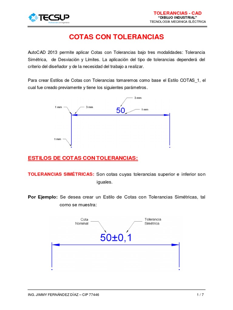 Tolerancia De Posición Y Cotas Básicas – BDNE