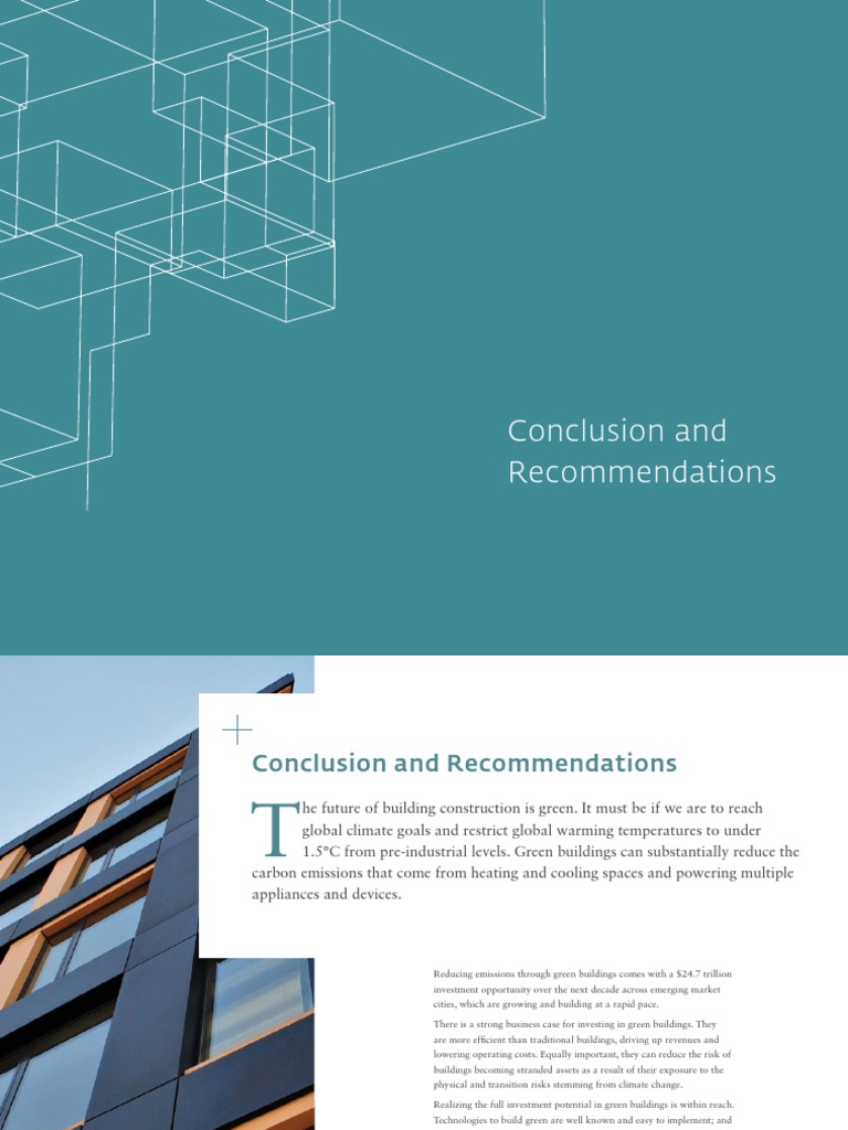 Conclusion and Recommendations | PDF | Green Building | Sustainability