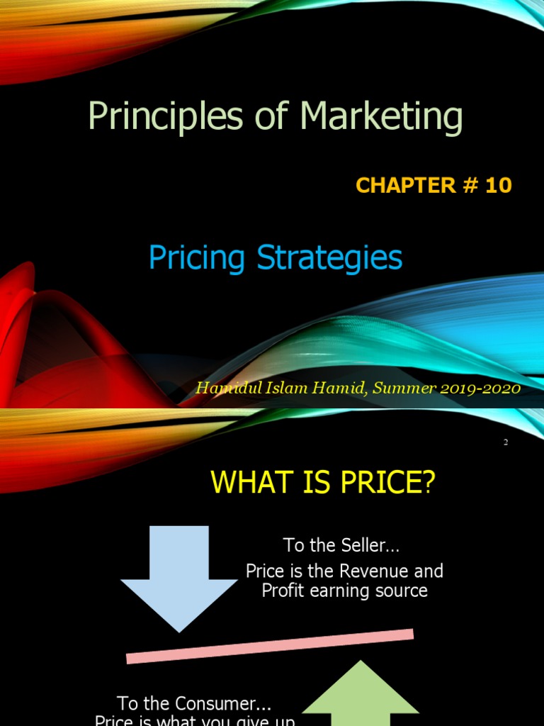 Principles of Marketing (Chapter 10) - Summer 2019-2020 | PDF | Demand ...