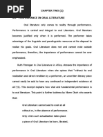 Types and Examples of Oral Literature | PDF | Oral Tradition | Fable