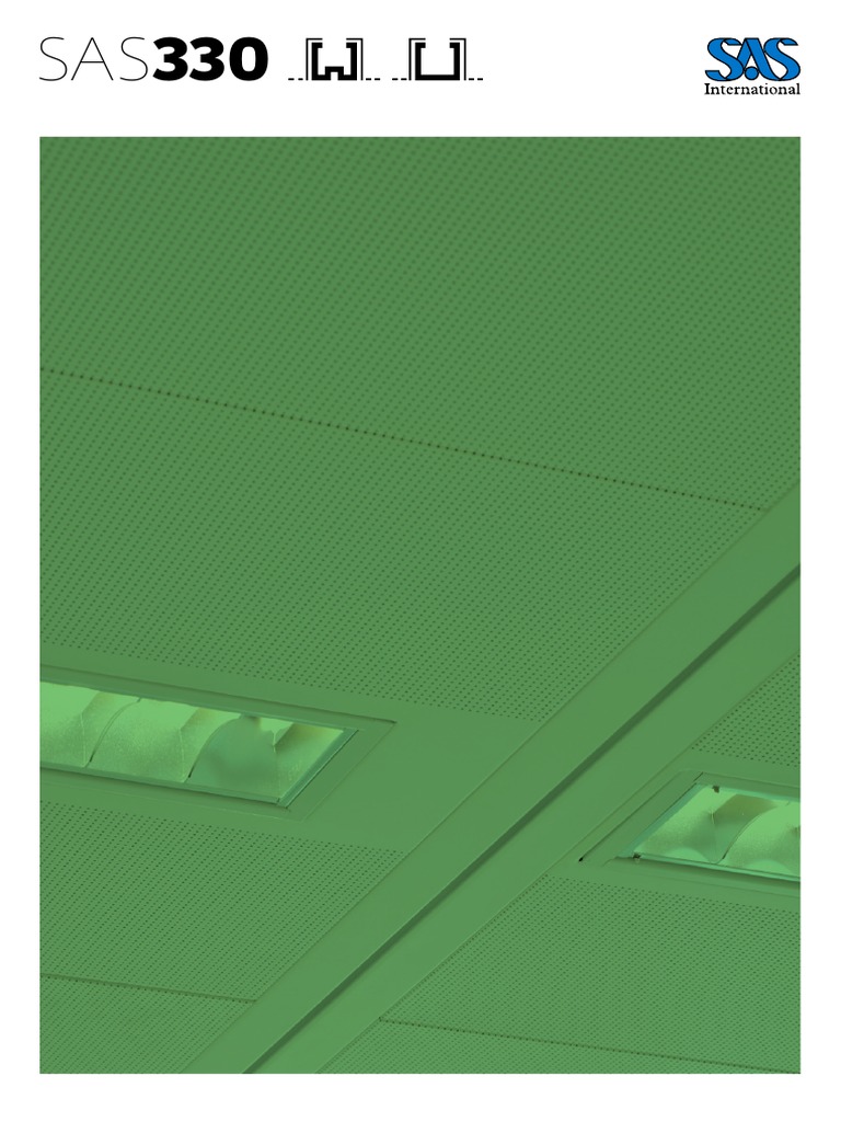 Suspended Ceiling System Specification: An In-Depth Look at the SAS330 ...